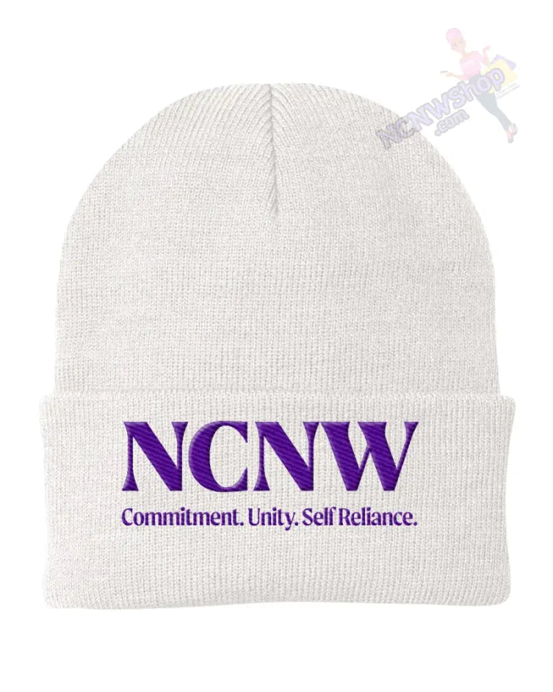 Beanie - NCNW White – NCNWShop.com