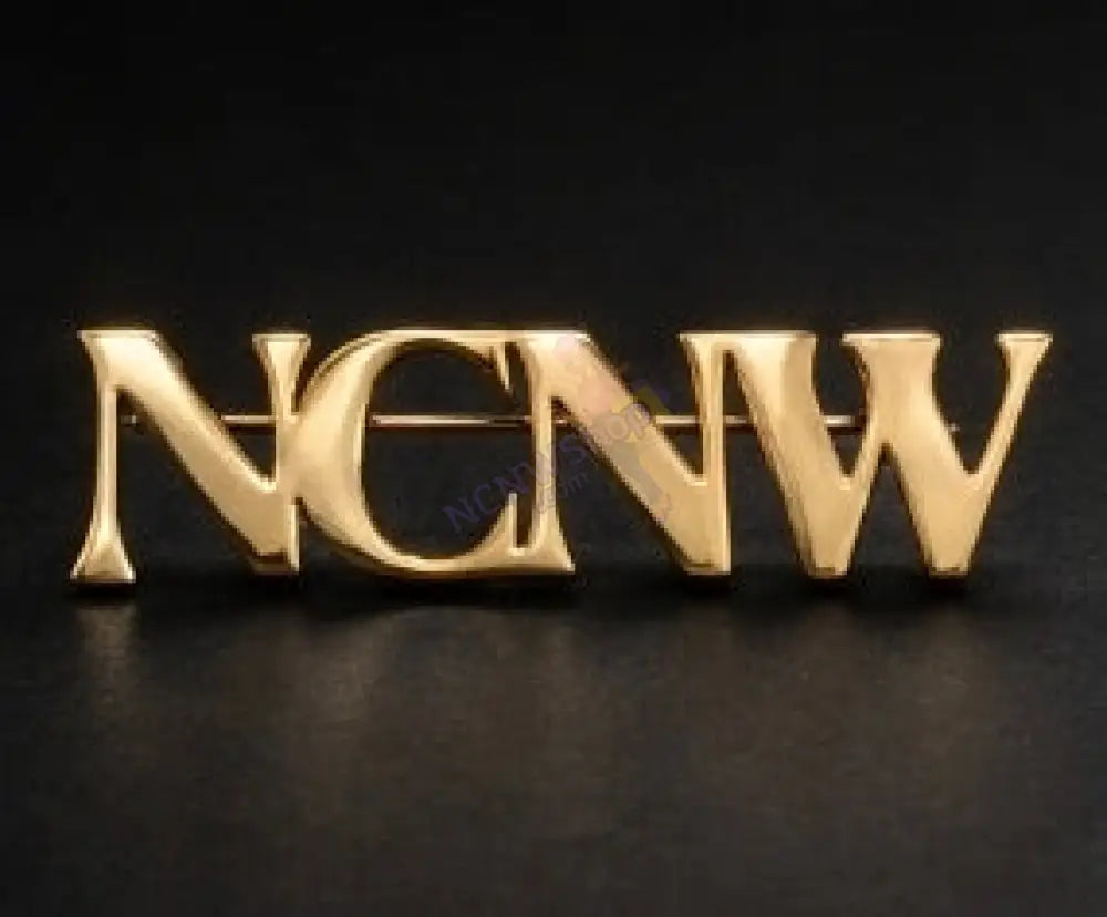 New! Sleek NCNW Pin (brooch) - Silver, Gold or Purple – NCNWShop.com