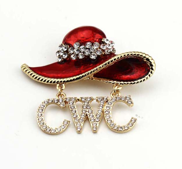 CWC Red Hat Pin (brooch) – NCNWShop.com