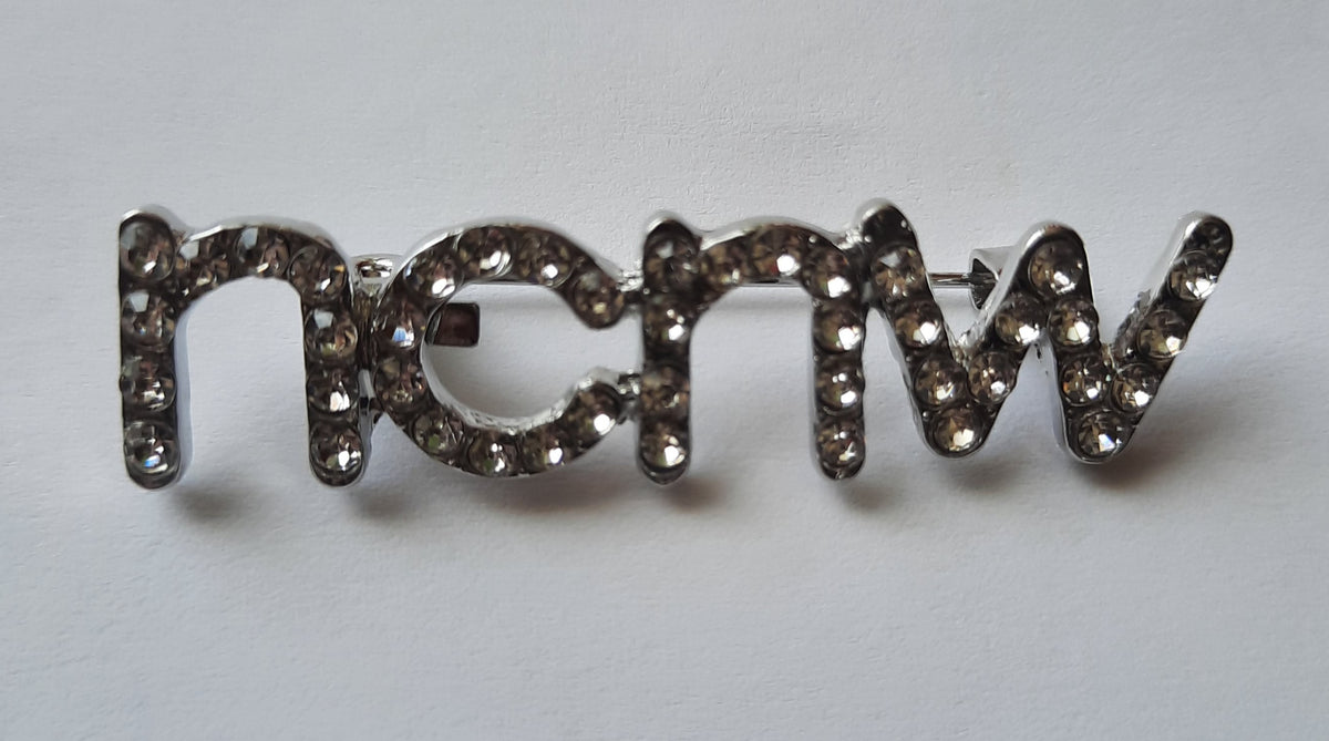 NCNW Pin (brooch) Rhinestone - Silver – NCNWShop.com